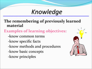 Specification of objectives | PPT