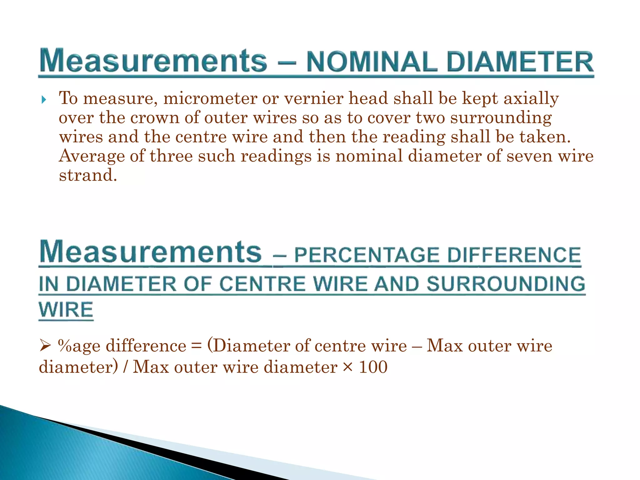 Specification on prestressing strand | PPTX