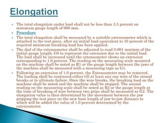 Specification on prestressing strand | PPTX