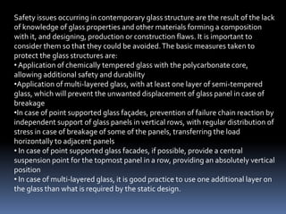 Specification of glass | PPTX