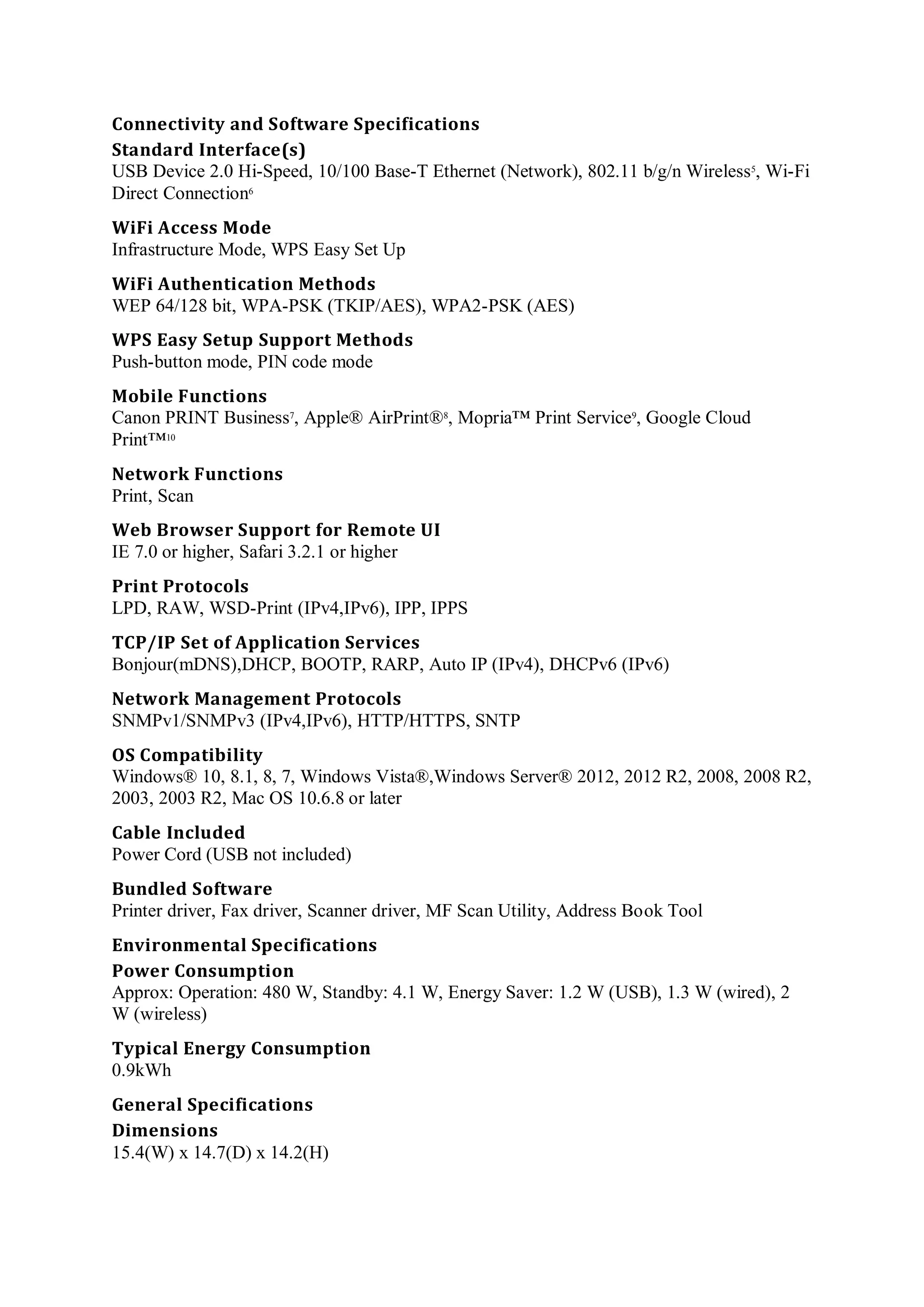 Specifications CANON Printer MF244DW.pdf