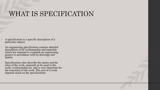 SPECIFICATIONS FOR ADDL HOUSING PROJECT.pptx