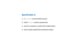 Specifications for the real world — Using Specification by Example and ...