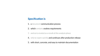 Specifications for the real world — Using Specification by Example and Gherkin | PDF ...
