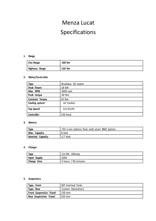 Menza Lucat Specs | DOCX