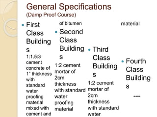 Specifications of buildings | PPTX