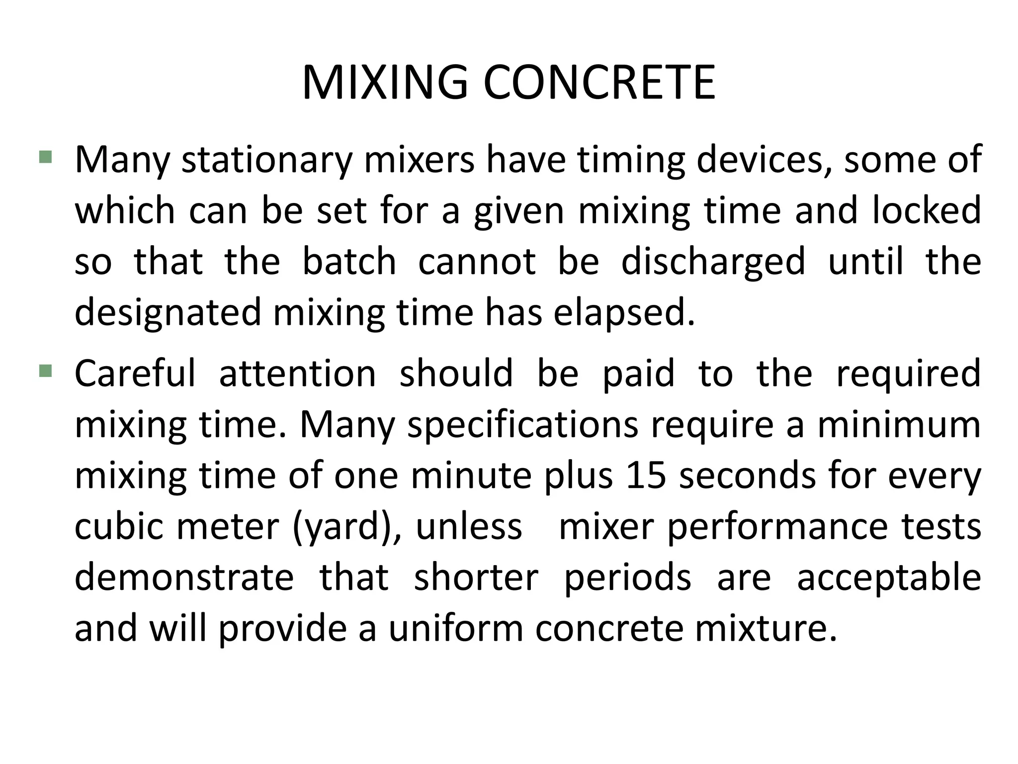 Specifications of concrete | PPTX