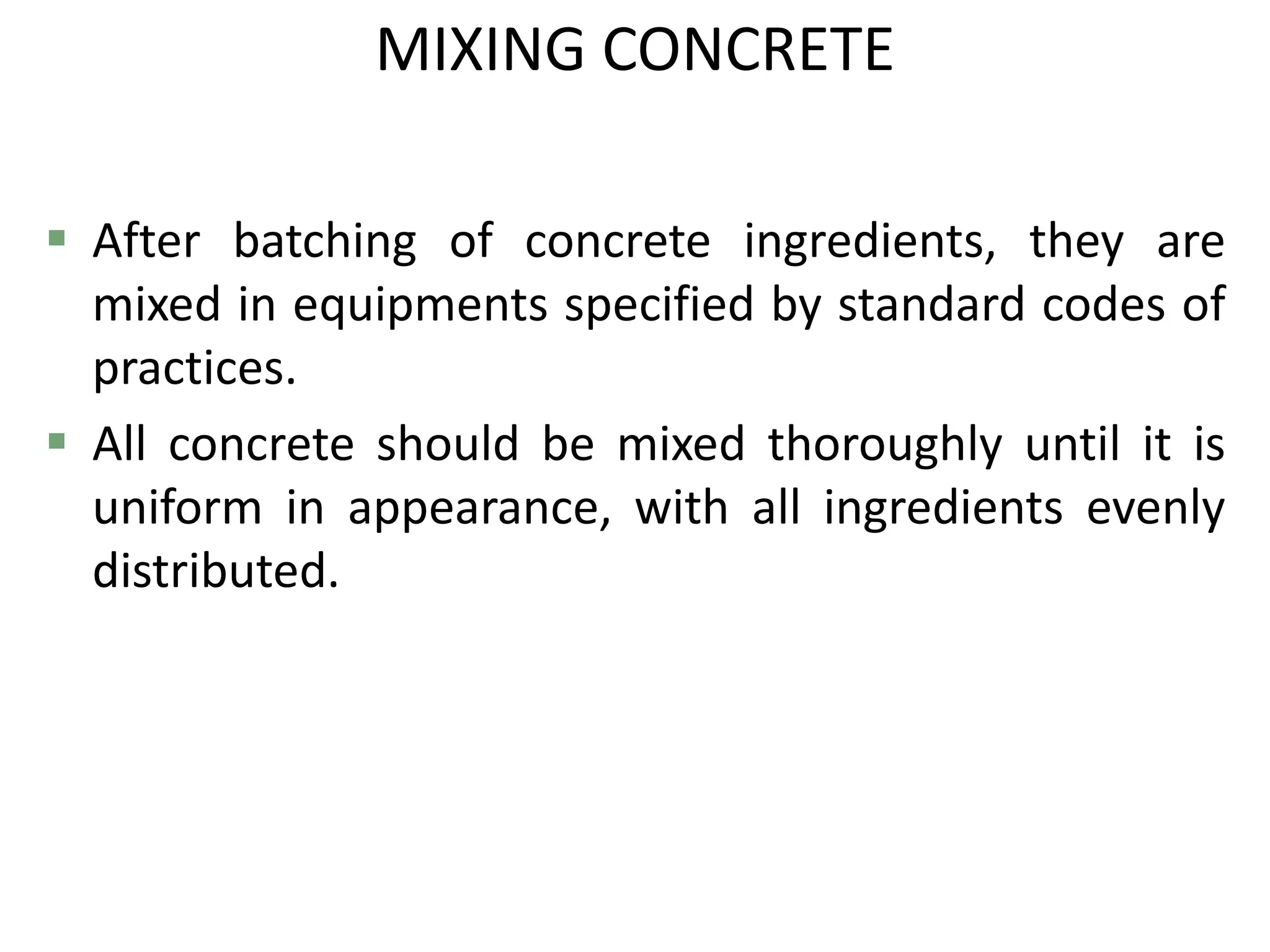 Specifications of concrete | PPTX