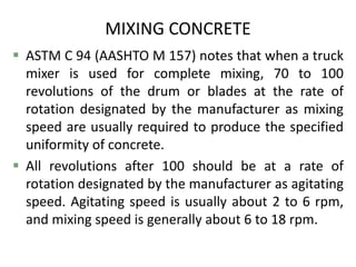 Specifications of concrete | PPTX