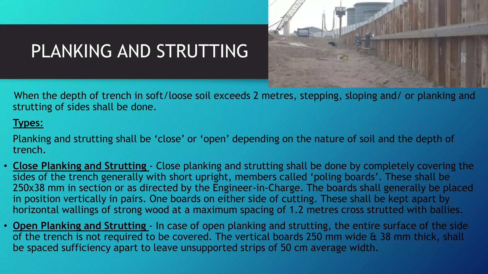 Specifications of excavation and foundation | PPTX