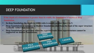 Specifications of excavation and foundation | PPTX