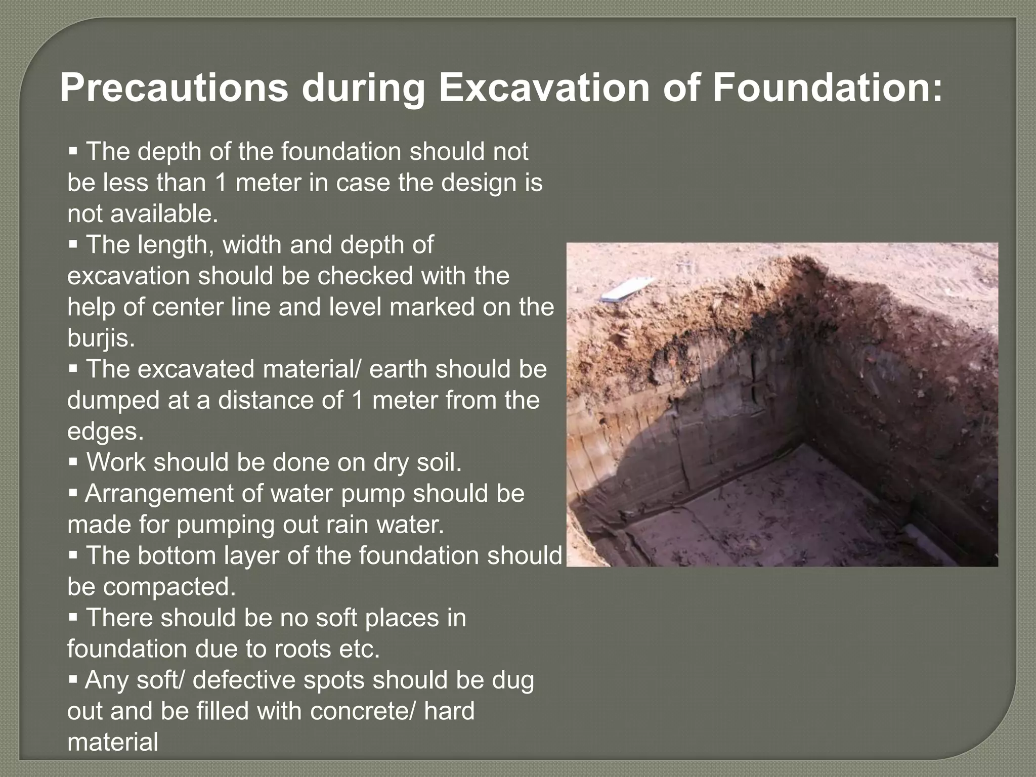 Specifications of rcc foundation | PPTX