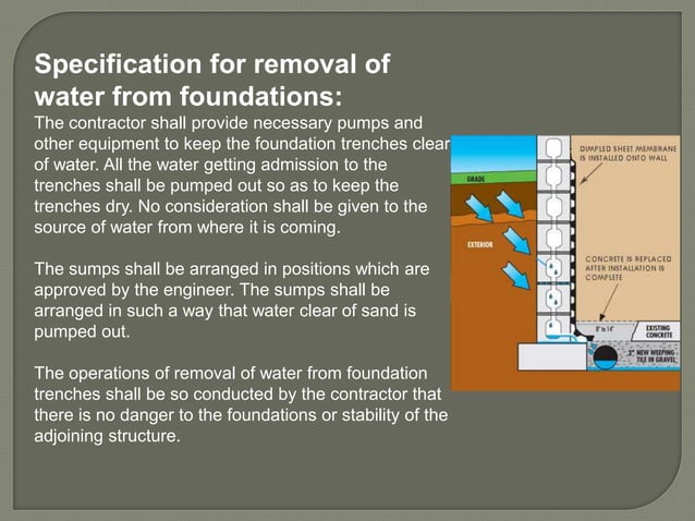 Specifications of rcc foundation | PPTX | Civil Engineering Industry ...