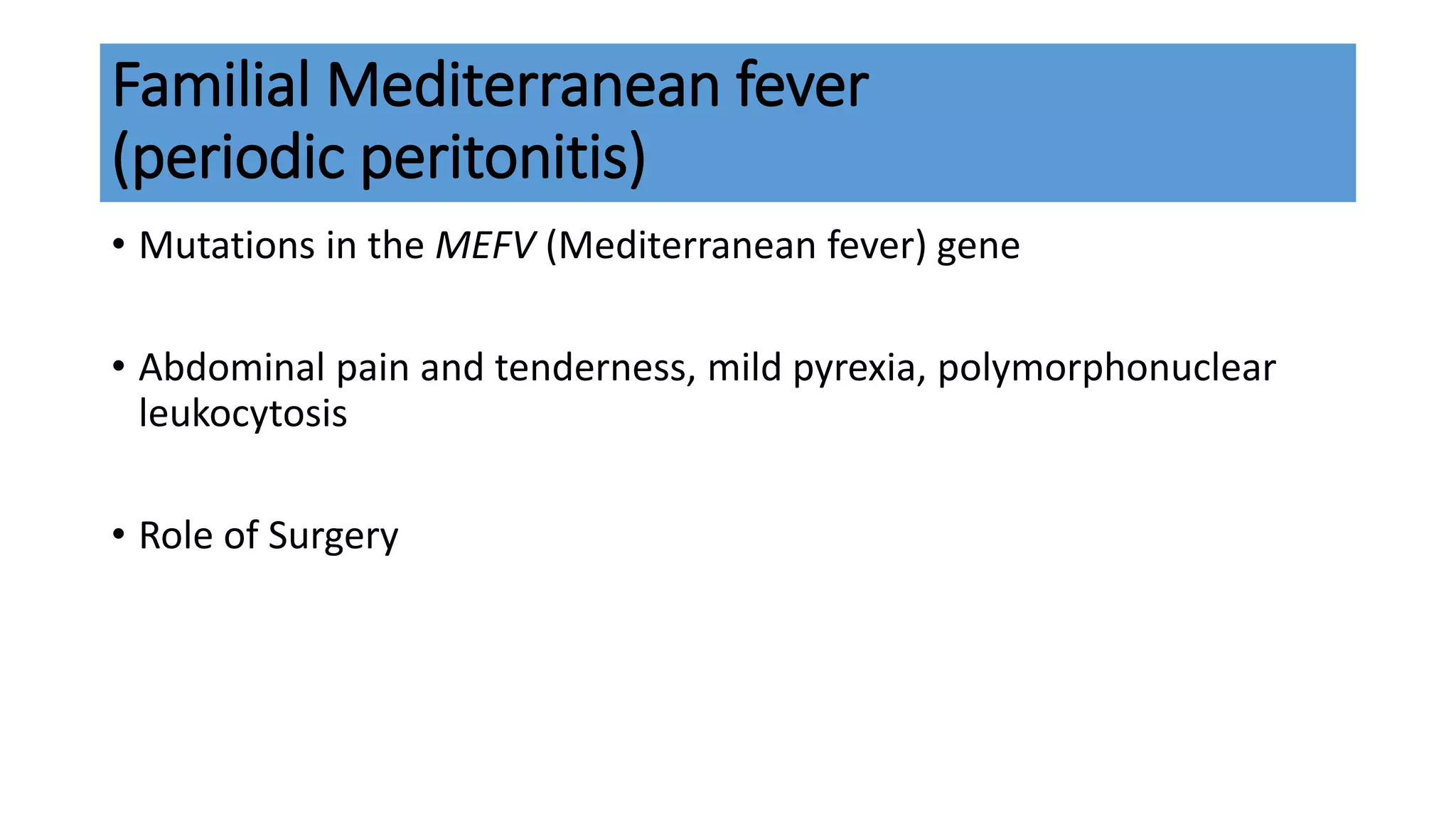 Specific causes of peritonitis | PPTX