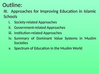 Specific Challenges to Islamic Education in the Muslim World.pptx