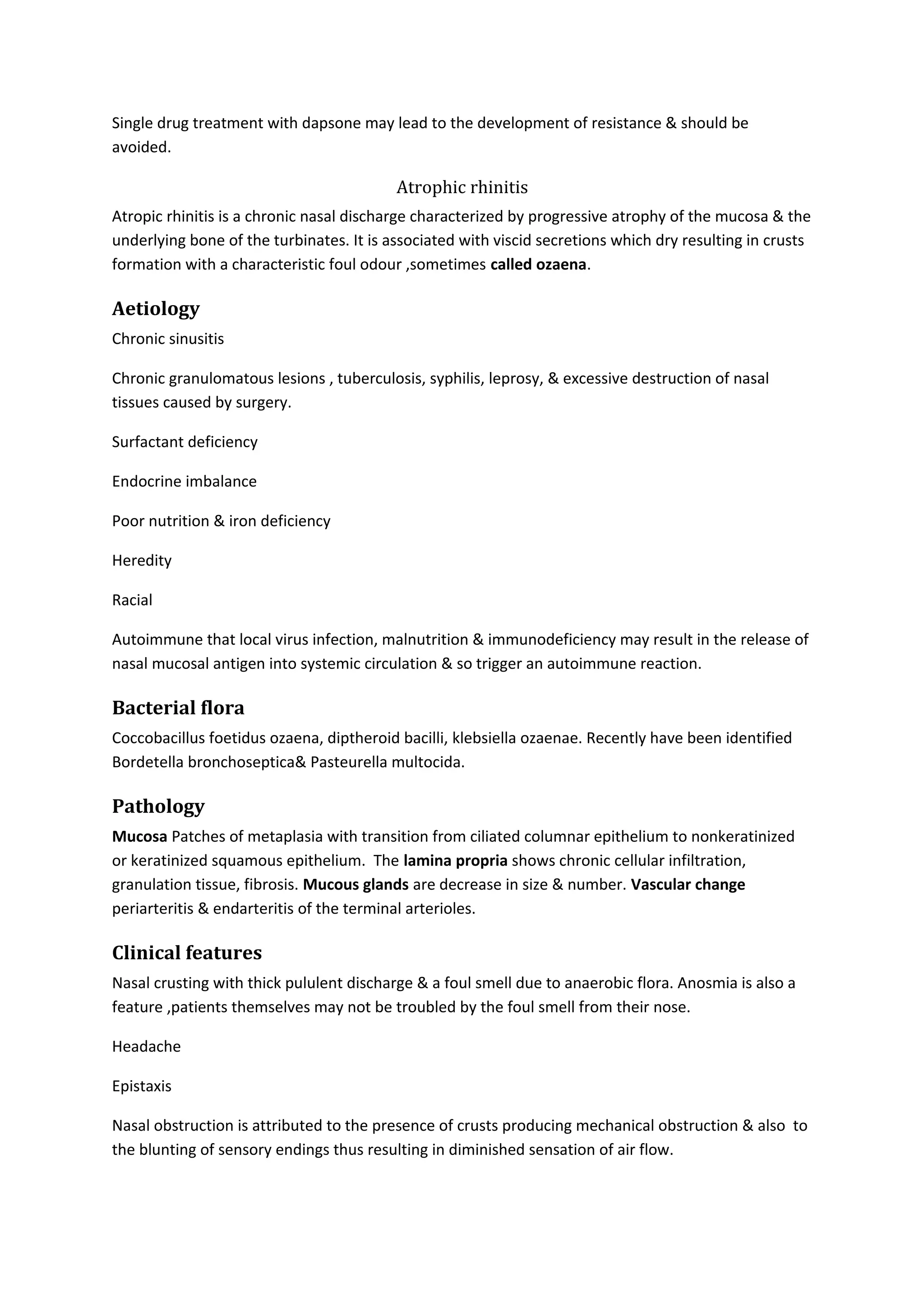 Specific chronic infections | DOC