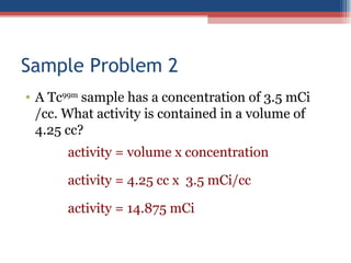 Specific Concentrations | PPT
