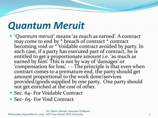 Specific Contracts | PDF | Law