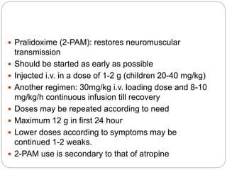 Specific drug poisoning and treatment | PPTX