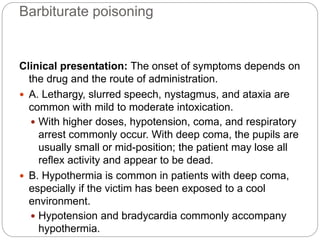 Specific drug poisoning and treatment | PPTX | Pharmaceutical Drugs ...