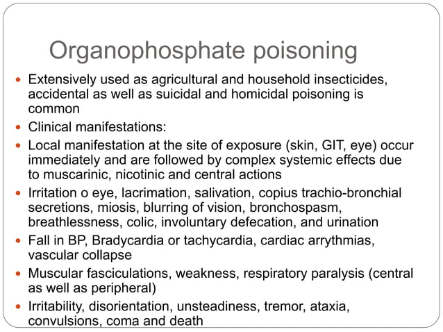 Specific drug poisoning and treatment | PPT