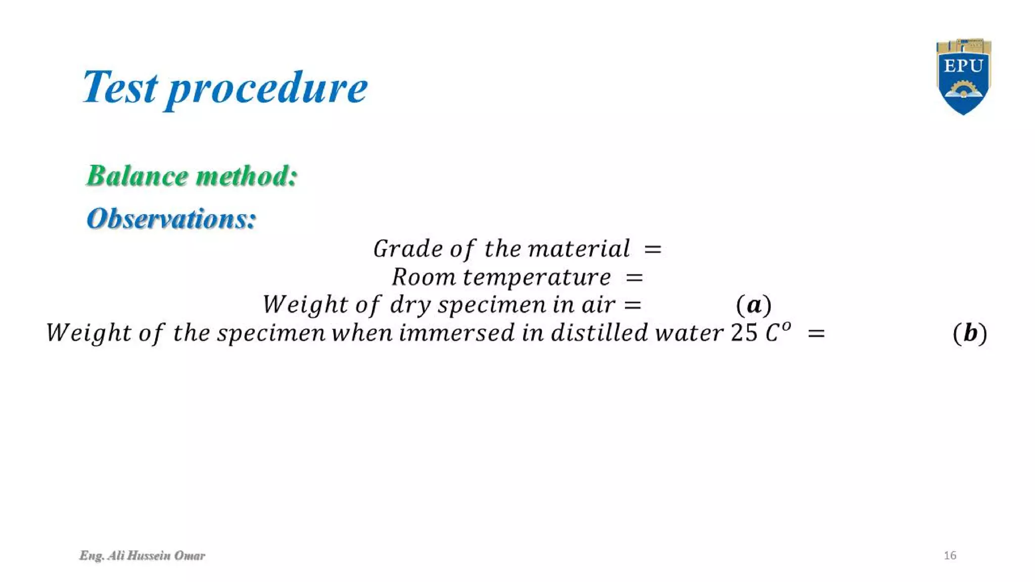 Specific gravity of bituminous materials | PDF