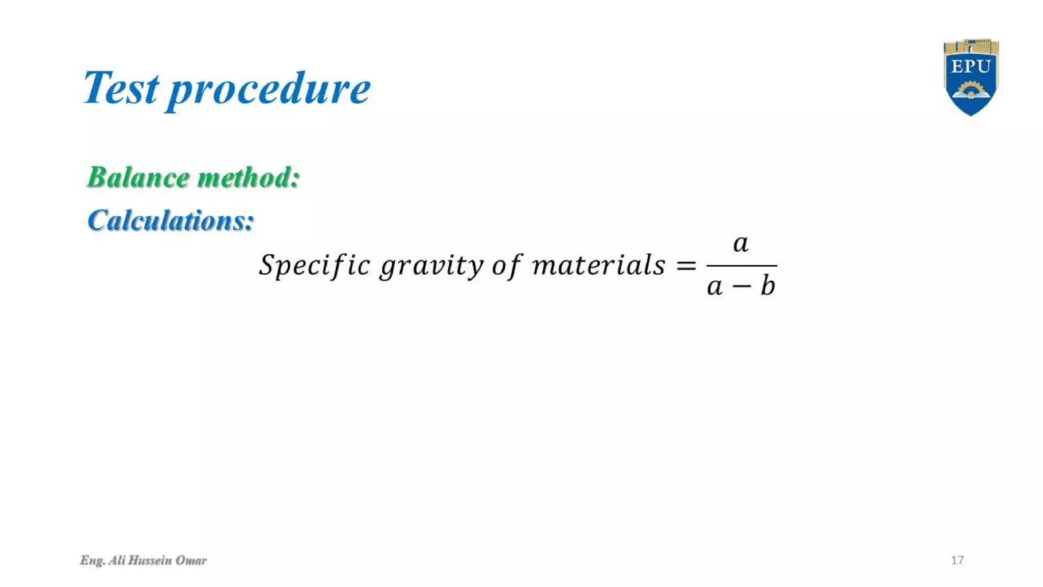 Specific gravity of bituminous materials | PDF