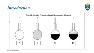 Specific gravity of bituminous materials | PDF