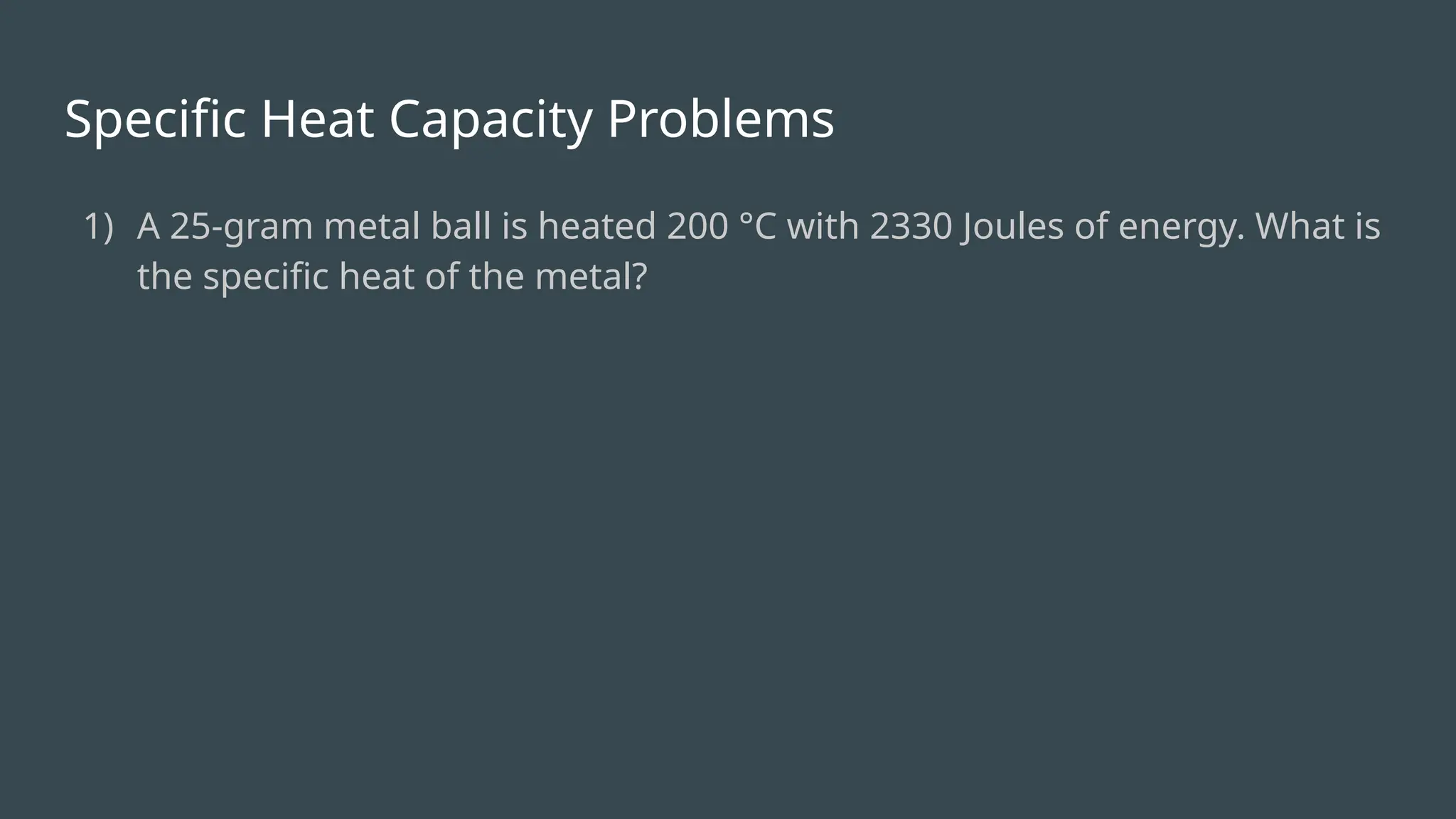 Specific heat and calorimetry cornerstone.pptx