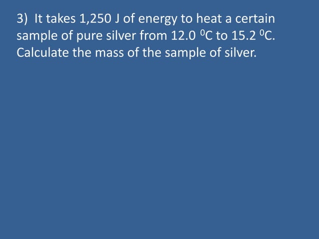 Specific heat capacity ppt | PPTX | Chemistry | Science