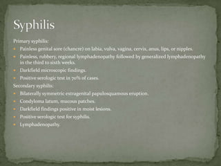 Specific inflammatory diseases of female reproductive system | PPT