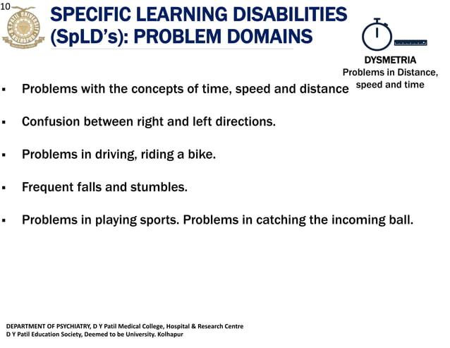 Specific learning disabilities | PPTX