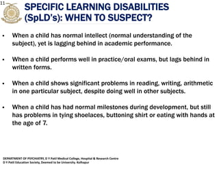Specific learning disabilities | PPTX