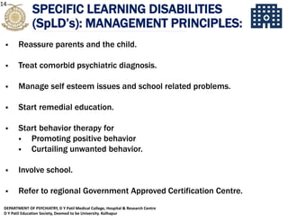 Specific learning disabilities | PPTX