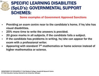 Specific learning disabilities | PPTX