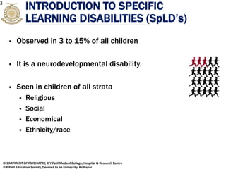 Specific learning disabilities | PPTX