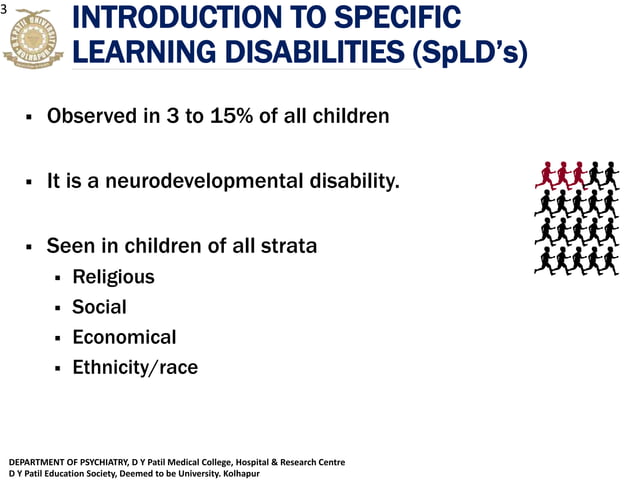 Specific learning disabilities | PPTX