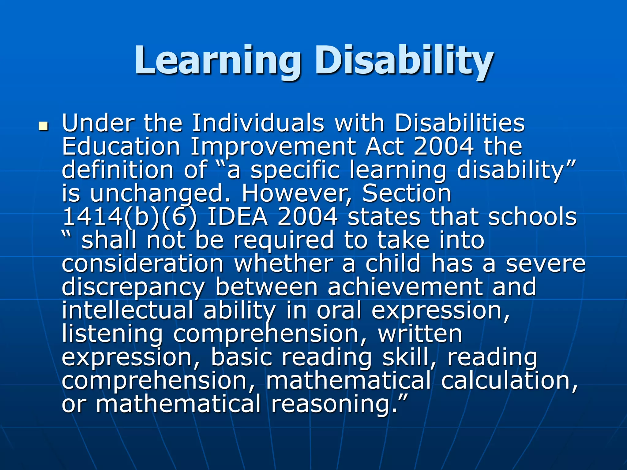 Specific_Learning_Disabilities | PPT