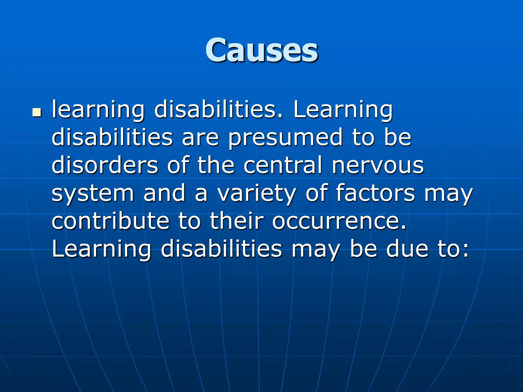 Specific_Learning_Disabilities | PPT