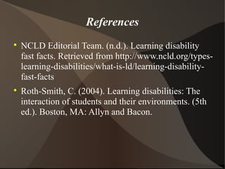 Specific learning disability | ODP