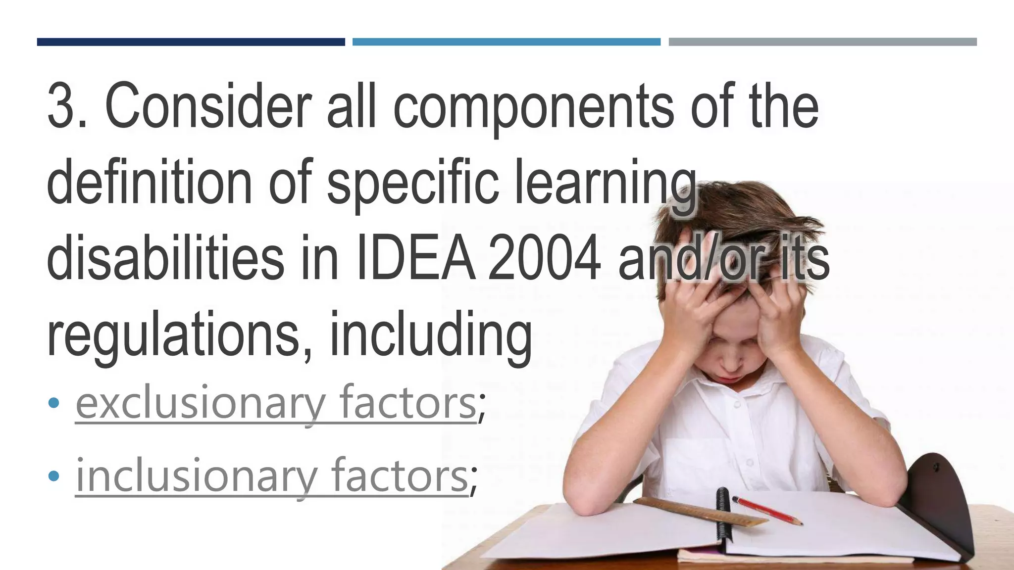 Specific learning disability Assessment and Curriculum | PPTX