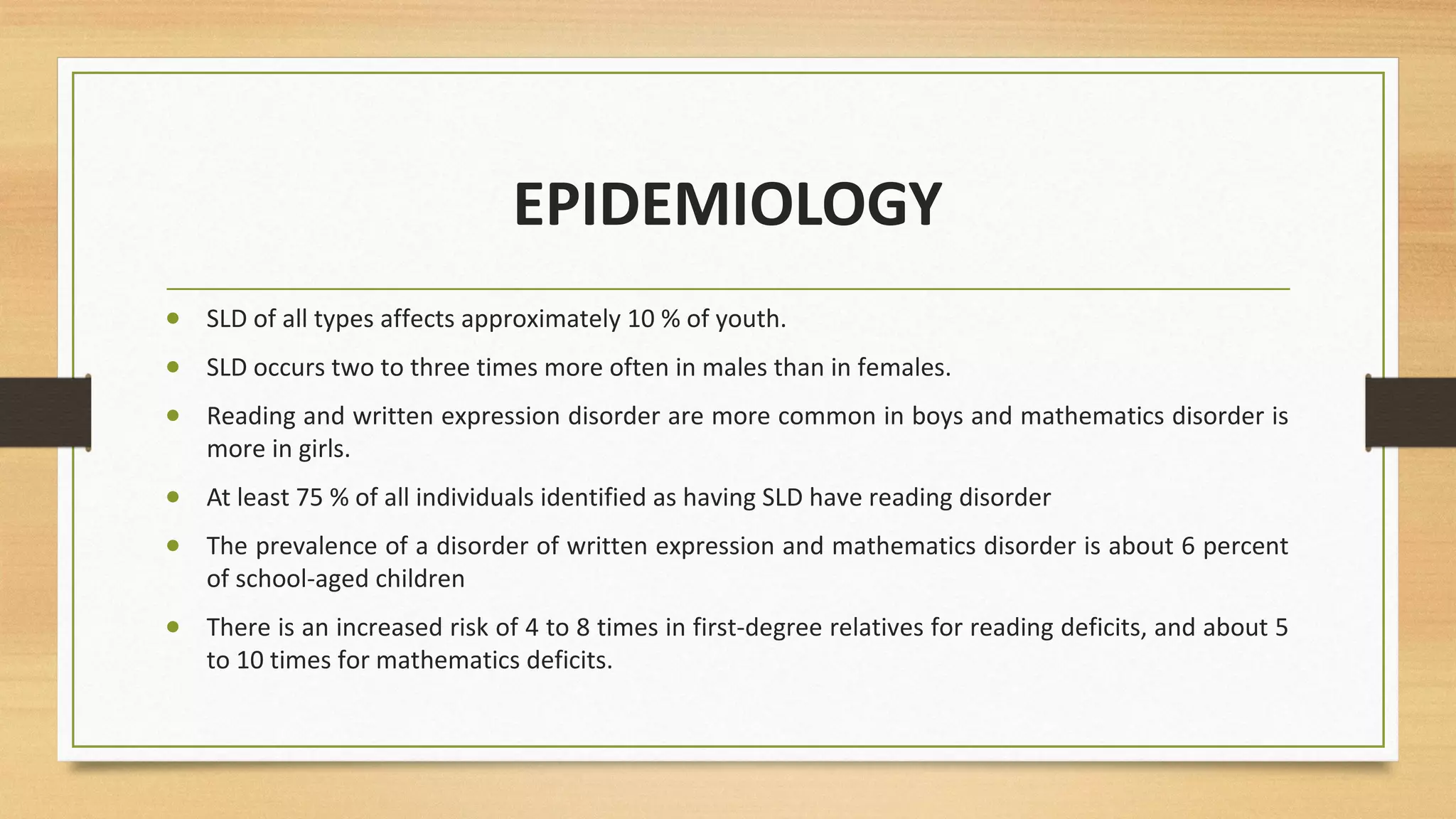 Specific learning disorder | PPT