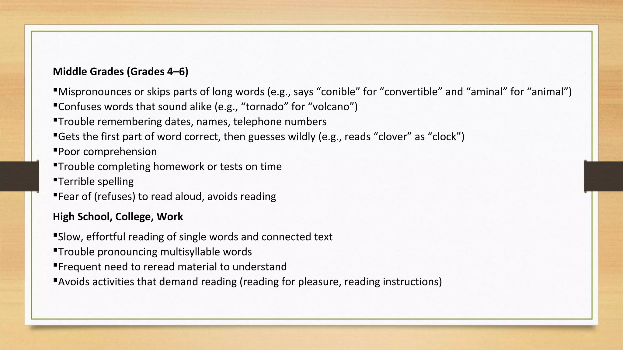Specific learning disorder | PPT