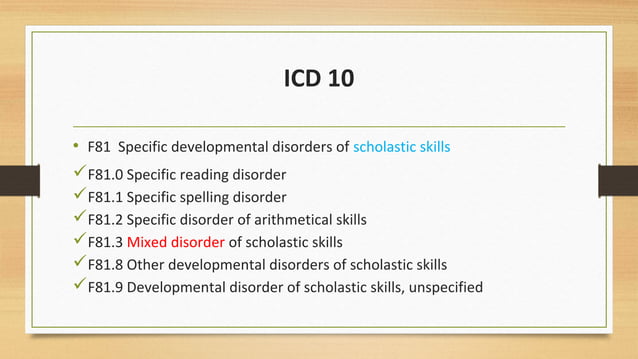 Specific learning disorder | PPT | Brain and Nervous System Disorders ...