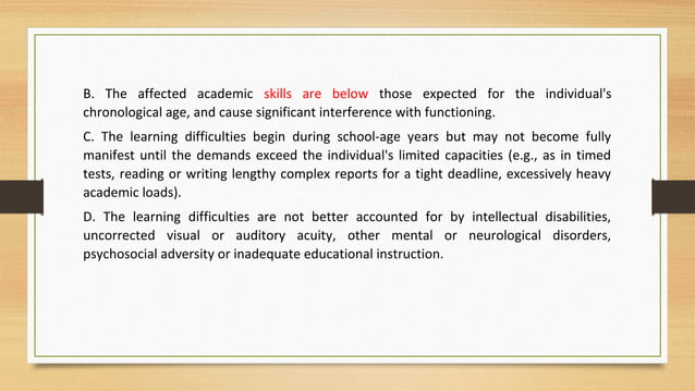Specific learning disorder | PPT | Brain and Nervous System Disorders ...