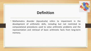 Specific learning disorder | PPT