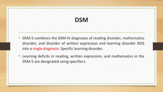Specific learning disorder | PPT