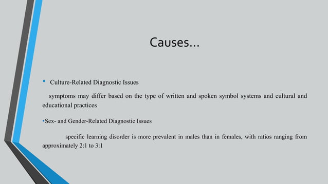 Specific learning disorder in DSM-V-TR pptx | PPTX
