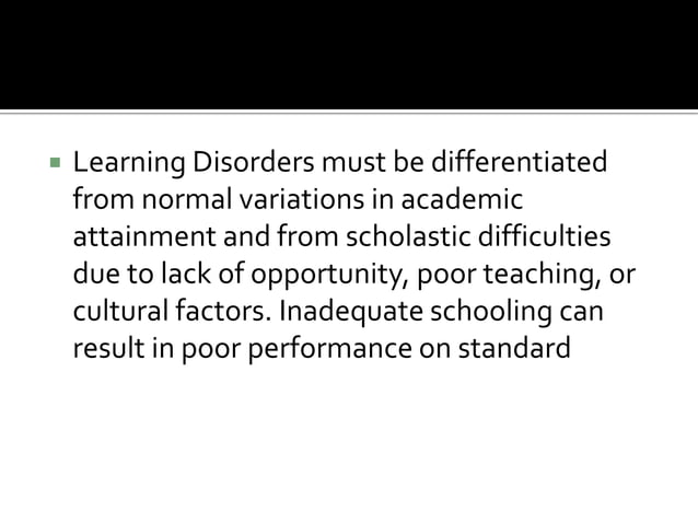 Specific learning disorders | PPTX | Brain and Nervous System Disorders ...
