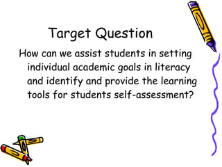 Specific learning goals in literacy | PPT